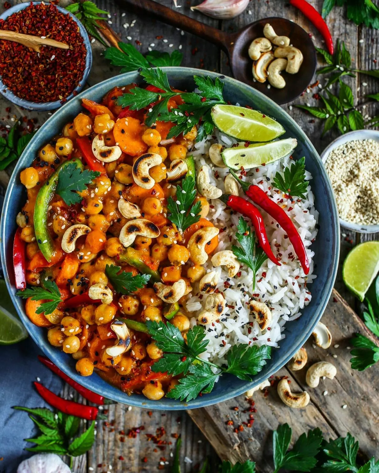 Red Chickpea Coconut Curry - Bianca Zapatka | Recipes