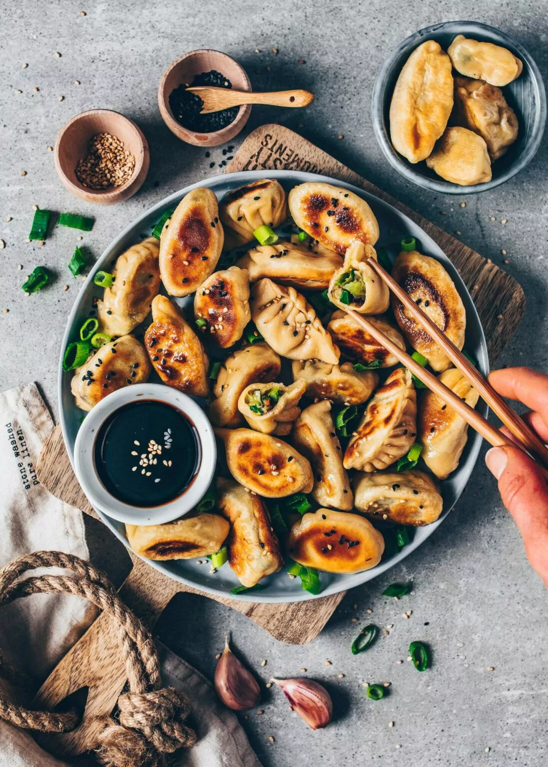 Vegetable Dumplings (Vegan Gyoza / Potstickers) - Bianca Zapatka | Recipes
