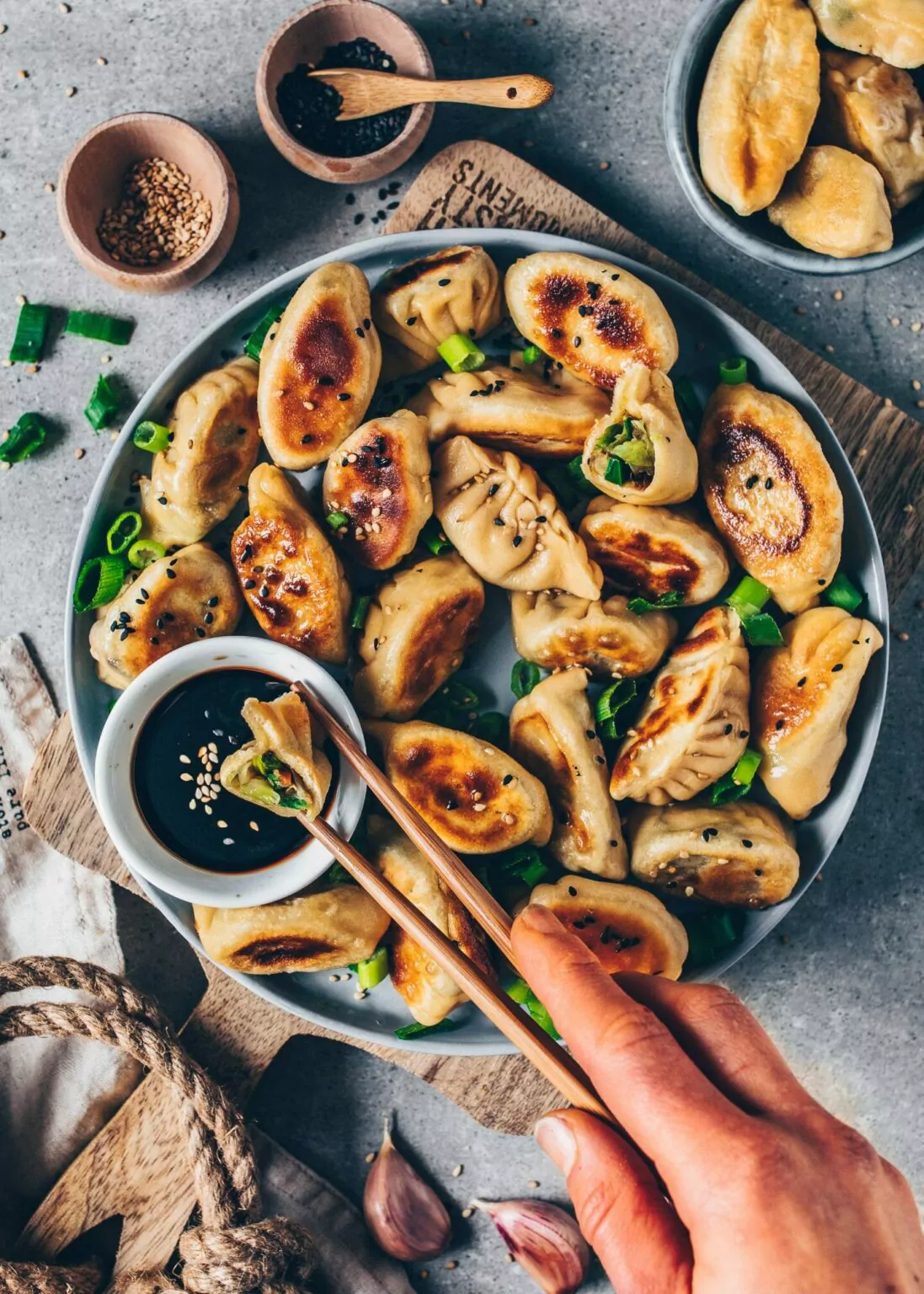 Vegetable Dumplings (Vegan Gyoza / Potstickers) - Bianca Zapatka | Recipes