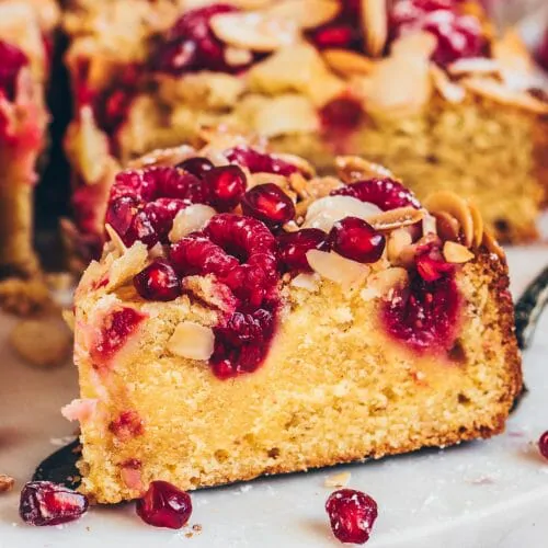 Raspberry Almond Orange Cake (Vegan) - Bianca Zapatka | Recipes