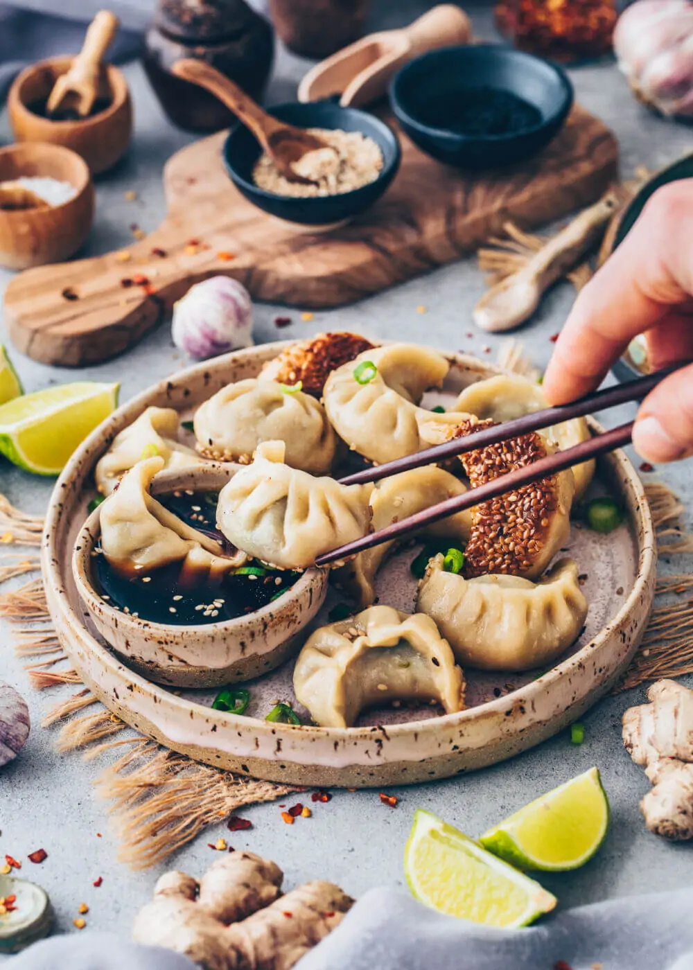 Gluten-free Dumplings I Vegan Gyoza & Pasta Dough - Bianca Zapatka ...