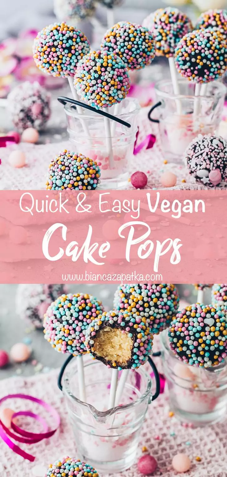 Vegan Cake Pops Recipe | Easy Lollipop Cakes - Bianca Zapatka | Recipes