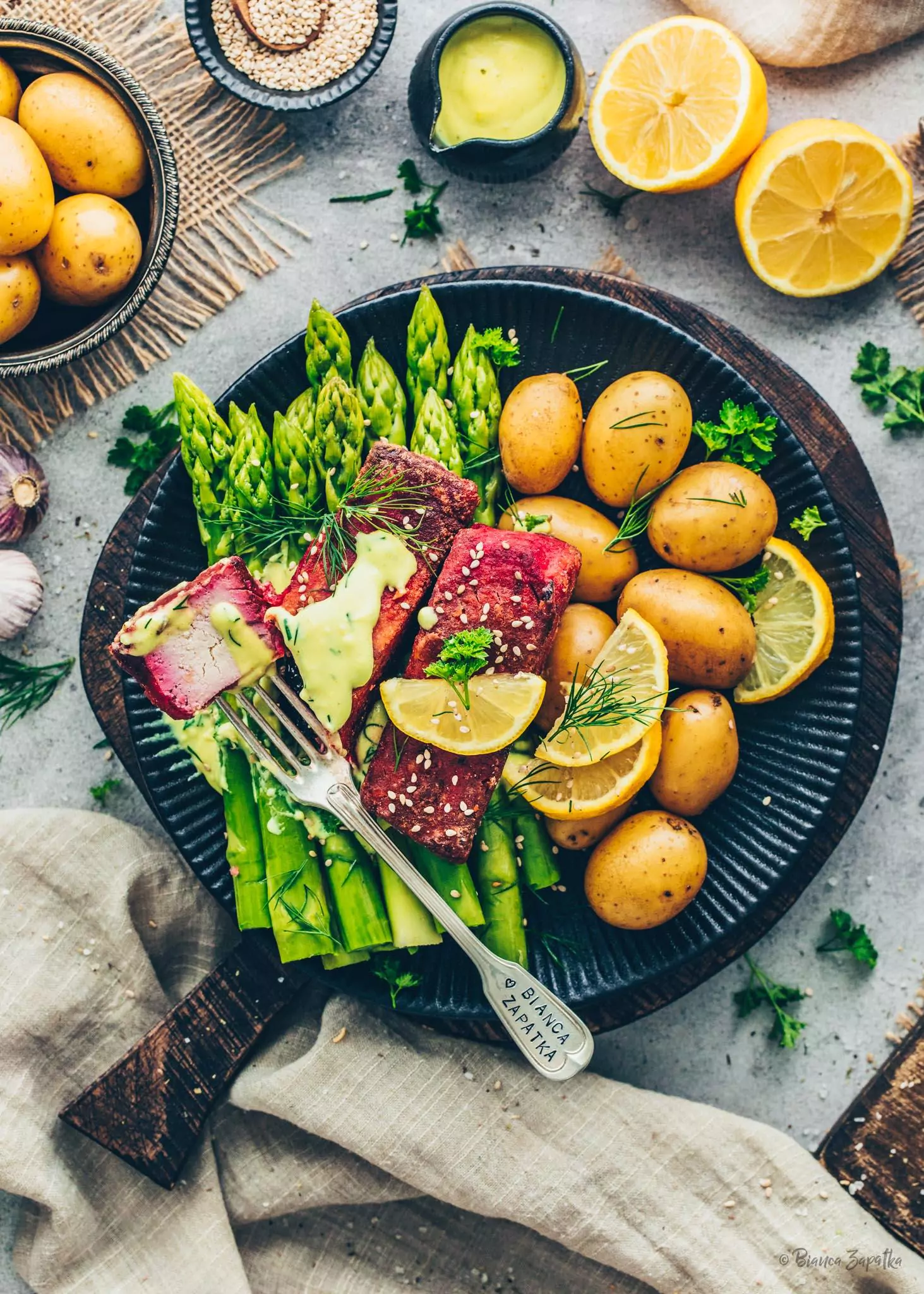 Vegan Salmon Fillets (Tofu Fish) - Bianca Zapatka | Recipes