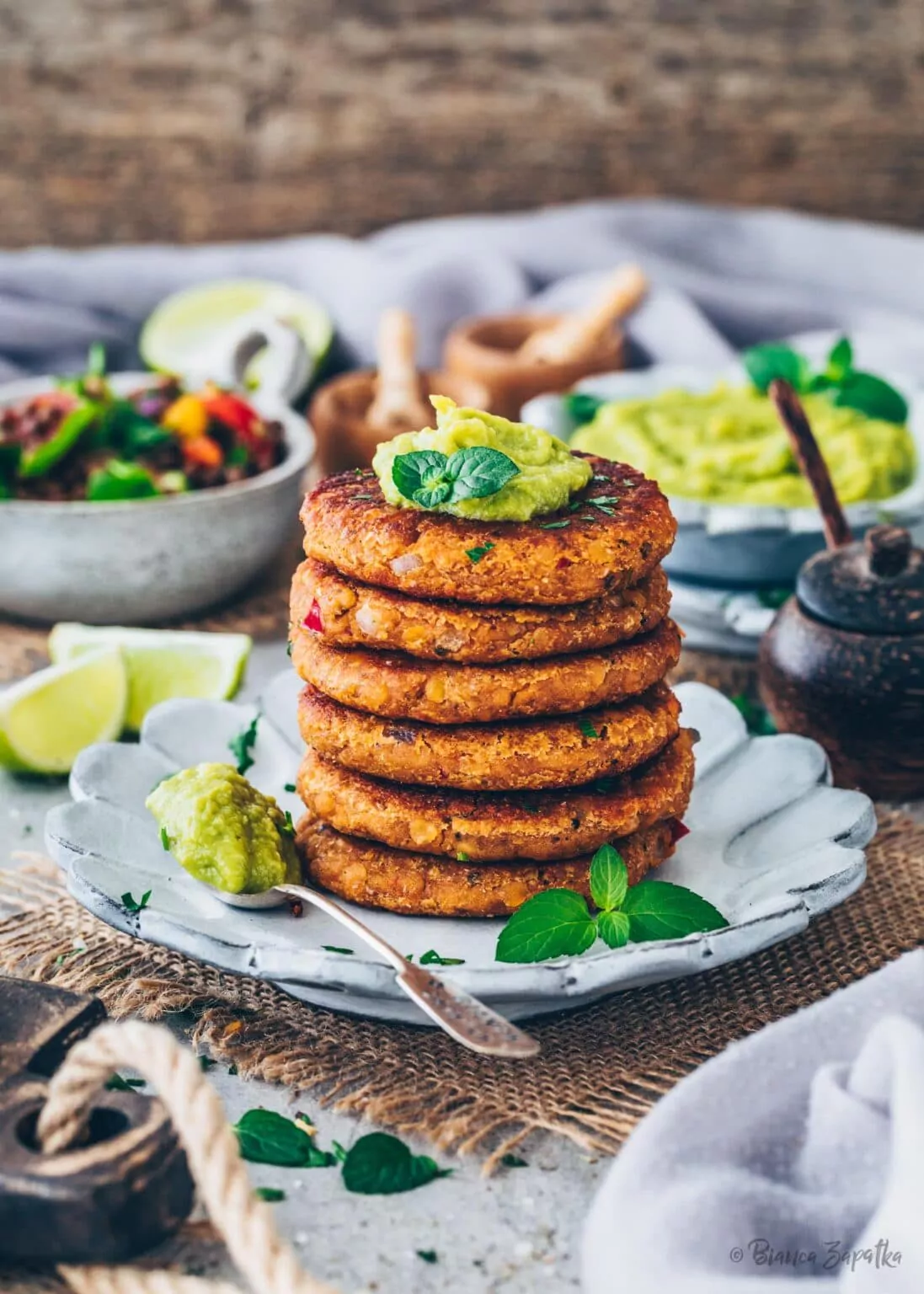 Red Lentil Patties (easy & vegan) - Bianca Zapatka | Recipes