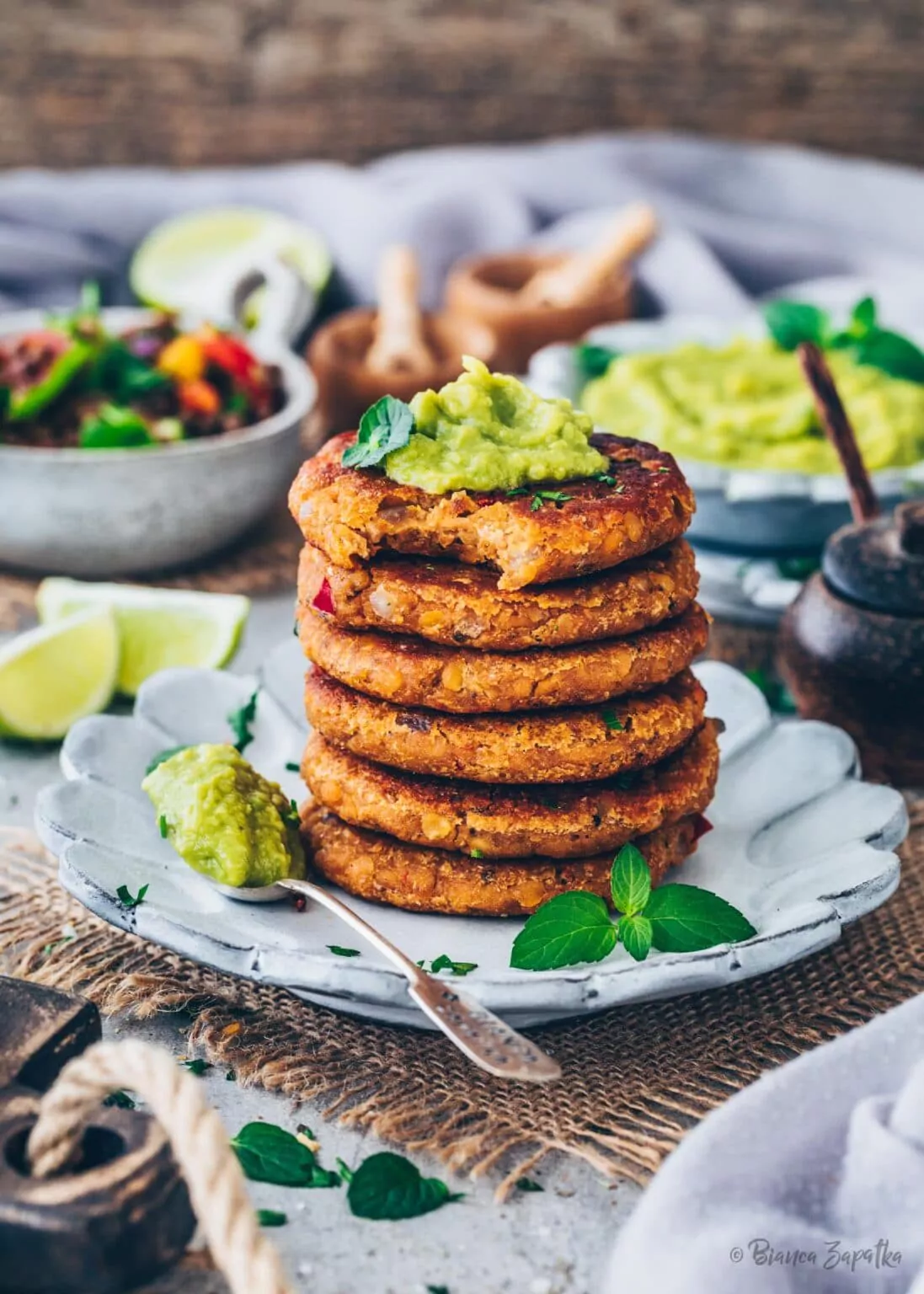 Red Lentil Patties (easy & vegan) - Bianca Zapatka | Recipes